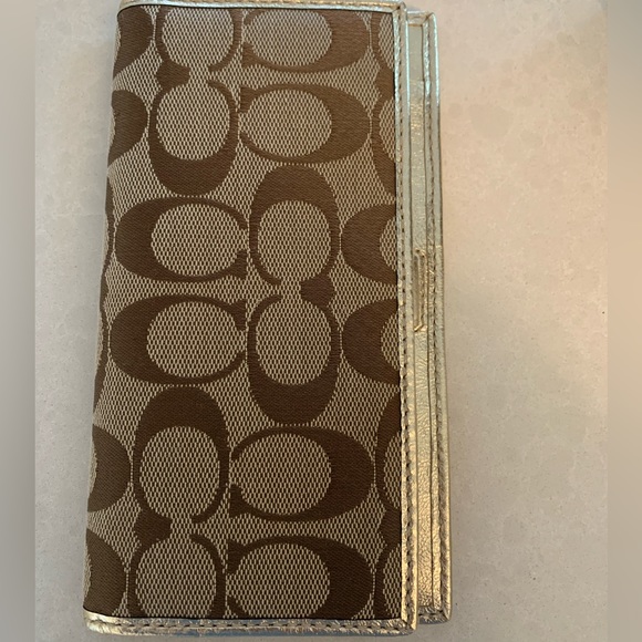 Coach | Accessories | Coach Check Book Holder | Poshmark